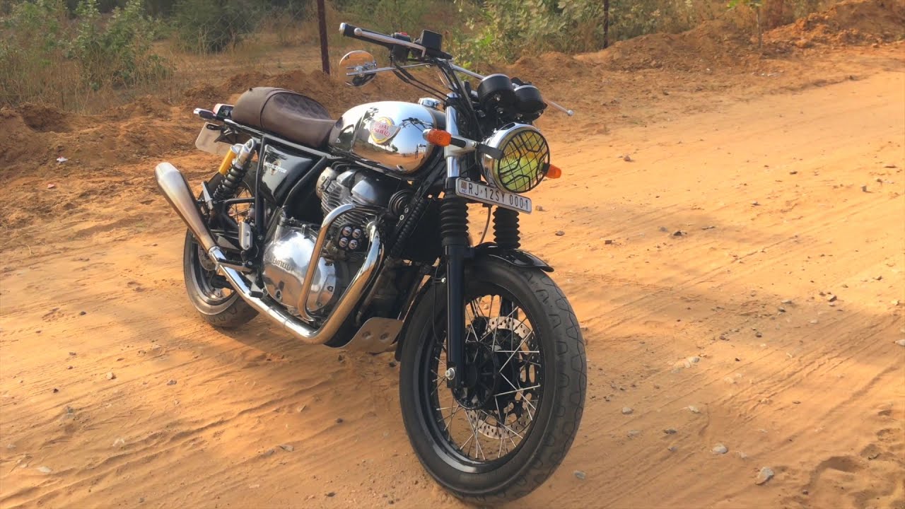 MODS ON INTERCEPTOR 650 CHROME - CUSTOM EXHAUST, USD MIRRORS - YouTube