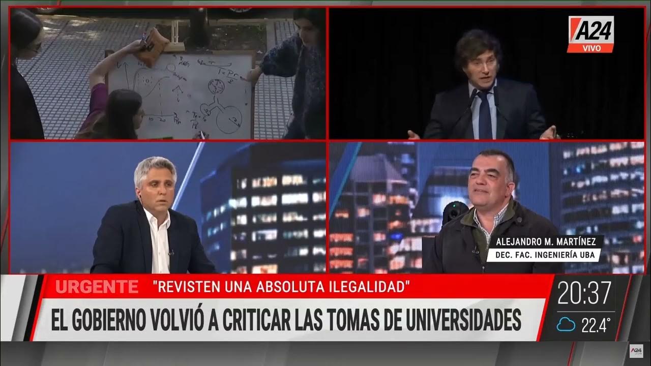 Crisis Universitaria con Maxi Montenegro A24 Facultad de Ingeniería UBA - Ing. Alejandro M ...