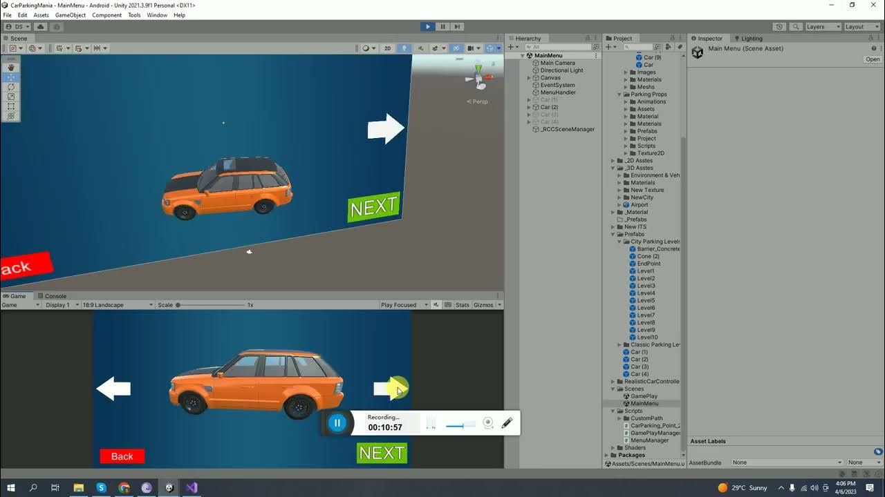 9. How to Make the Car Parking Project from Beginner Level to Advanced ...