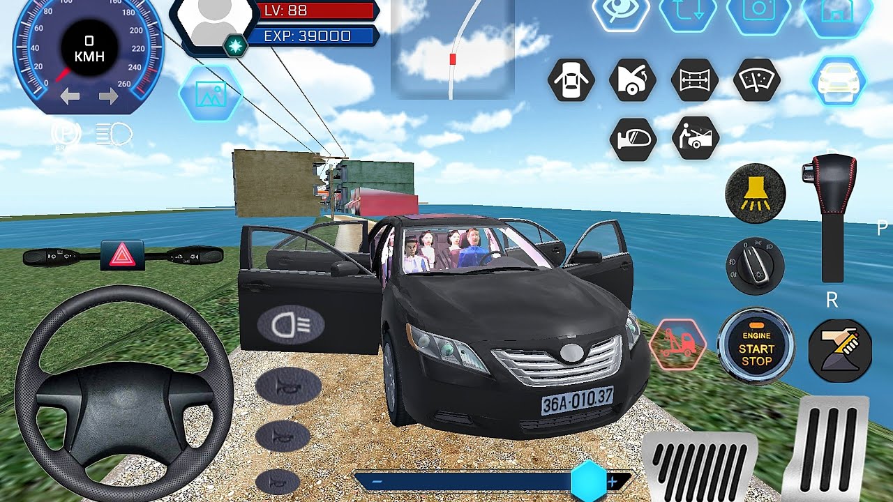 New Toyota Camry Flooded Village Car Driving 3D! Car Simulator Vietnam ...