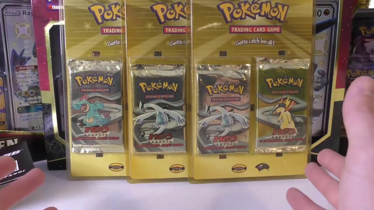Opening 3x Neo Genesis DOUBLE BLISTER Pokemon Packs !!! - YouTube
