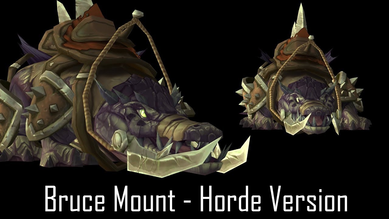 Bruce Mount - Horde Version - YouTube