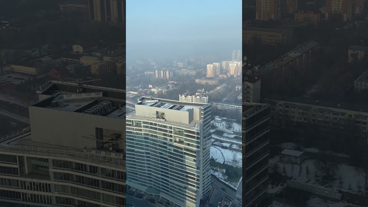 Air pollution in Almaty - YouTube