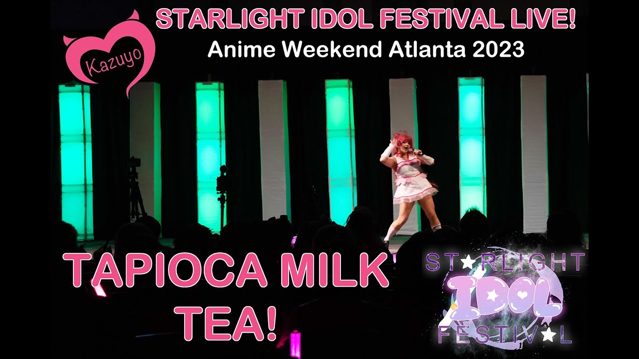 SIF Tapioca Milk Tea! Kazuyo Live at AWA 2023! - YouTube