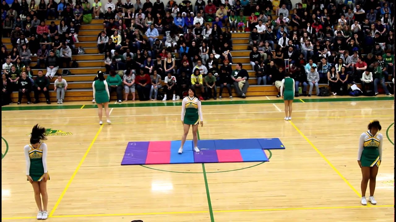 Clover Park Cheer Squad Spring Sports Assembly HD - YouTube