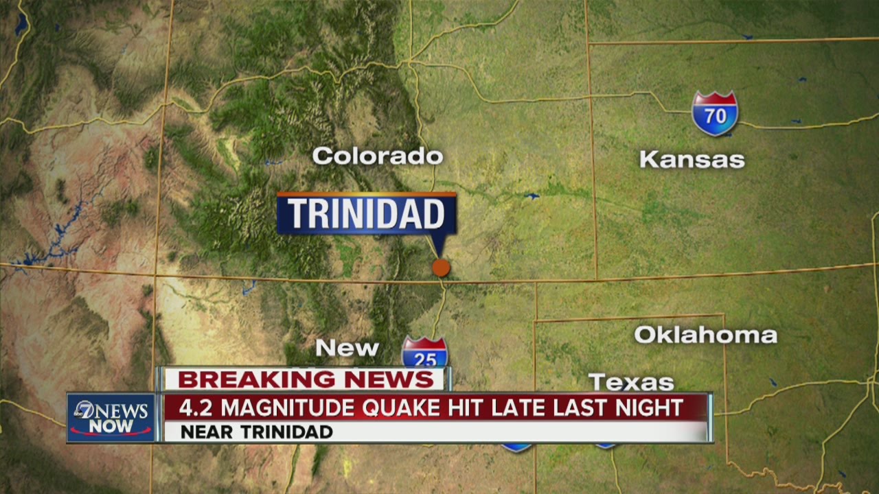 Earthquake in Colorado: Magnitude 4.2 quake hit near Trinidad in Las ...