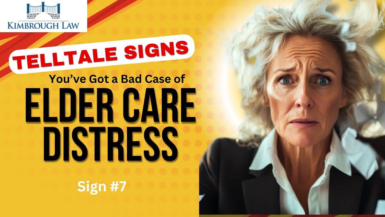 Signs of Elder Care Distress Video Series - Sign #7: Problems with ...