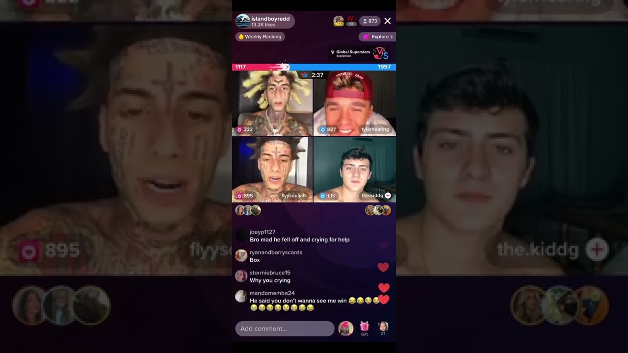 Island boys fighting each. Kodiak Redd big mad. - YouTube