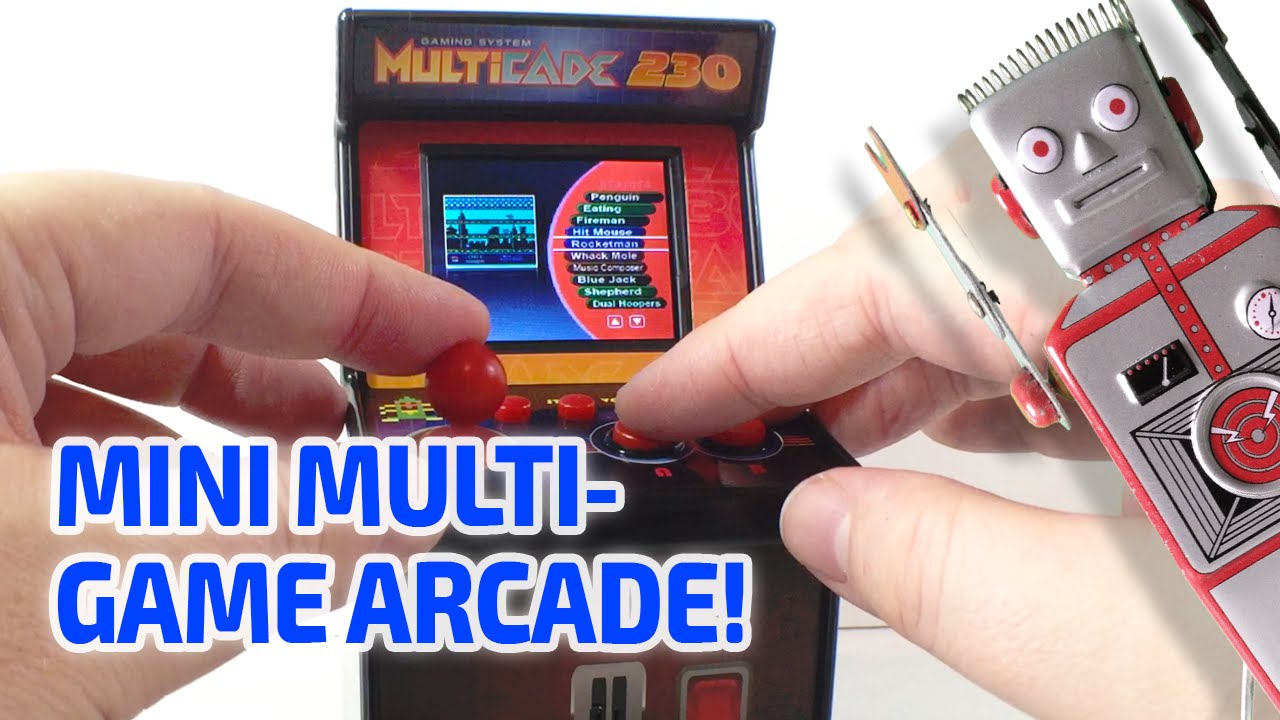 MINIATURE MULTICADE 230 ARCADE MACHINE! Really Works! - YouTube