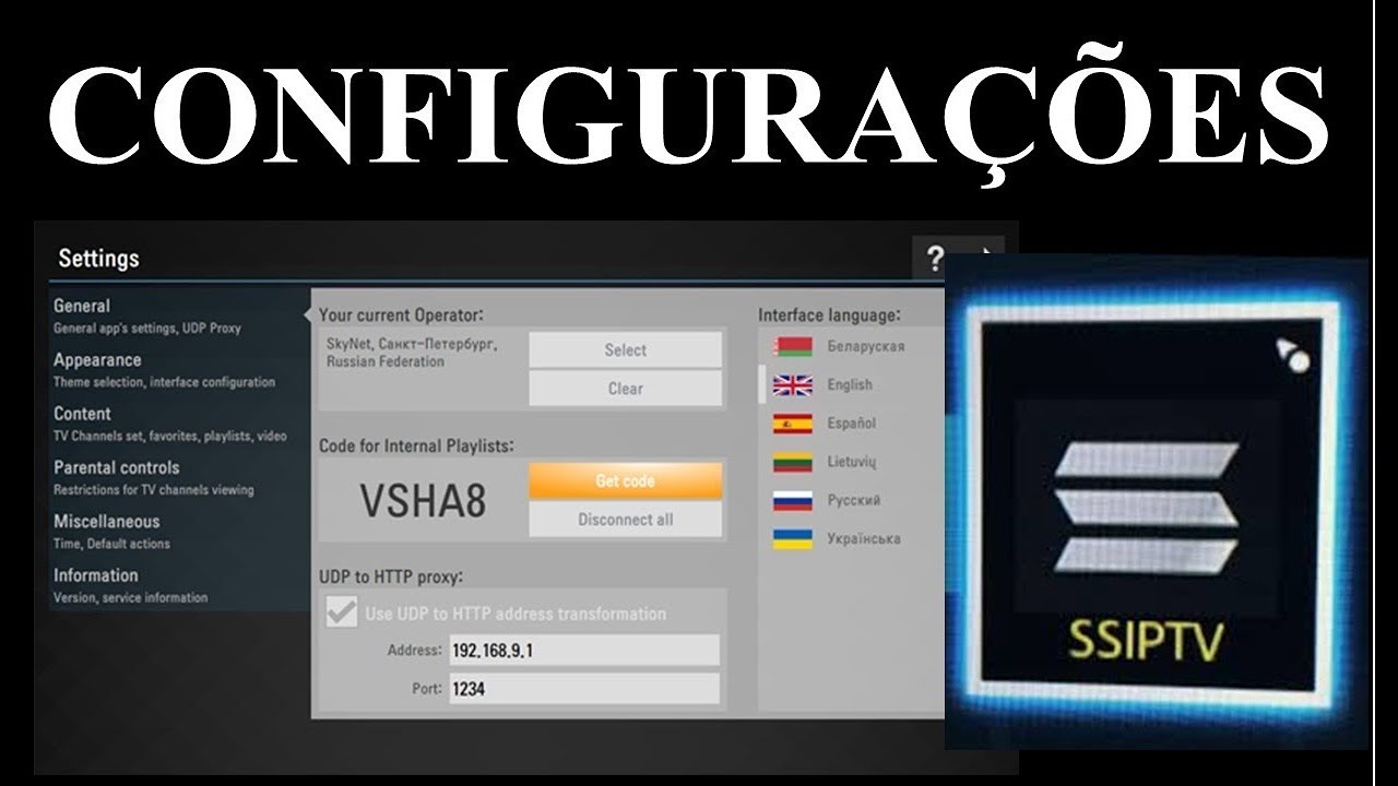 COMO CONFIGURAR O SSIPTV? - YouTube