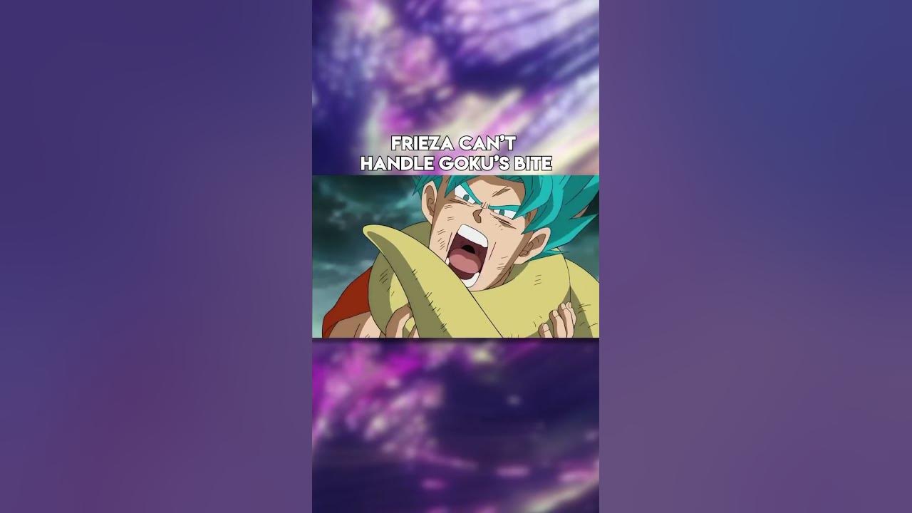 Frieza Cant Handle Gokus Bite Youtubeshorts Dragonball Trendingshorts Dragonballz Goku
