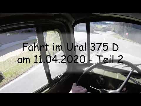 Fahrt im Ural 375 D am 11.04.2020 Teil 2