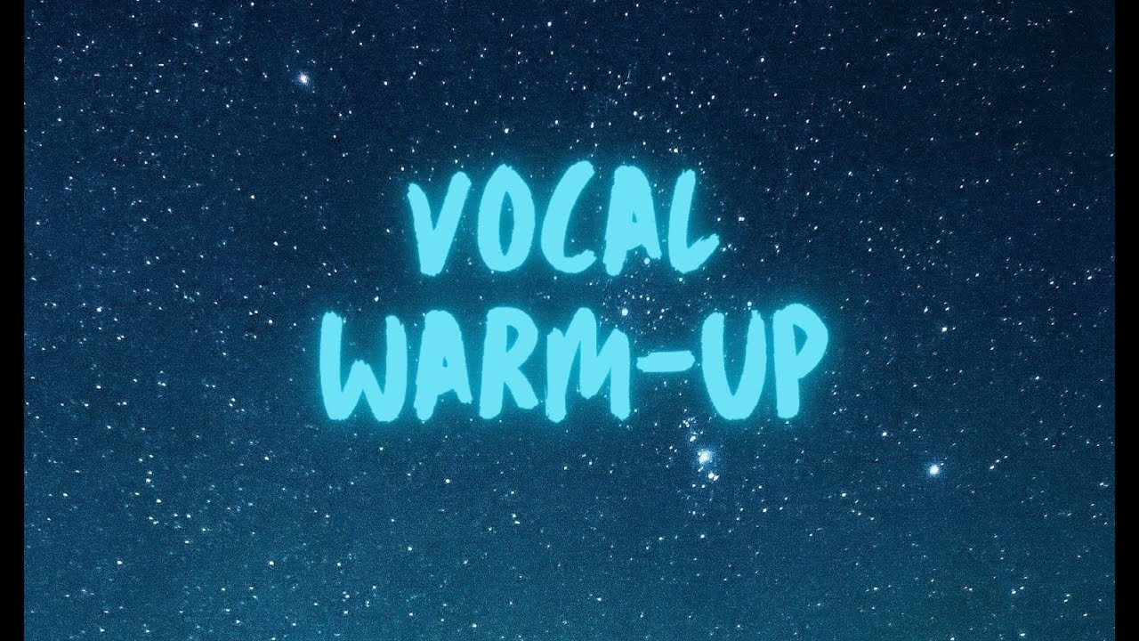 Vocal Warm-Up - YouTube
