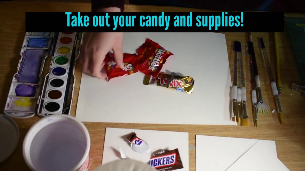 Watercolor Candy Wrapper Still Life Steps 1, 2, & 3 - YouTube