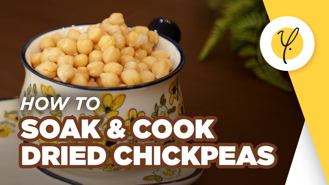 Soak & Cook Dried Chickpeas - YouTube