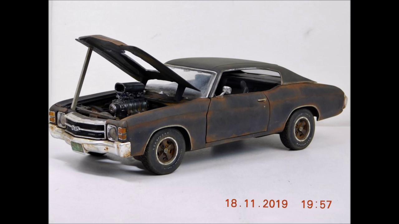 1:18 1971 Chevelle 572 Weathered Barn find for sale on Ebay - YouTube