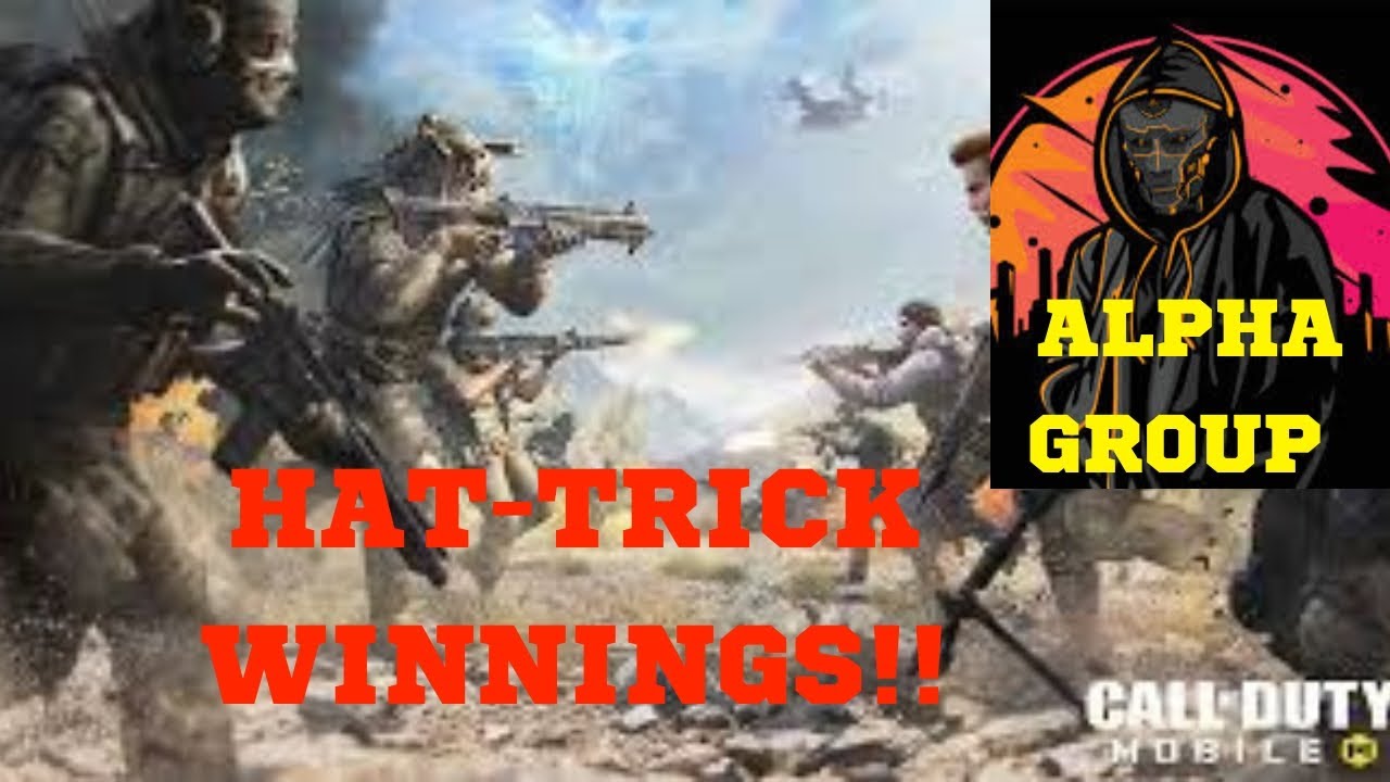 COMPLETING HAT-TRICK SERIES IN BATTLE ROYALE ||| COD GAMEPLAY ||| @ALPHA GROUP - YouTube