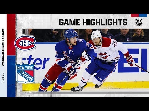 Montreal Canadiens vs New York Rangers | November 16, 2021 | Game ...