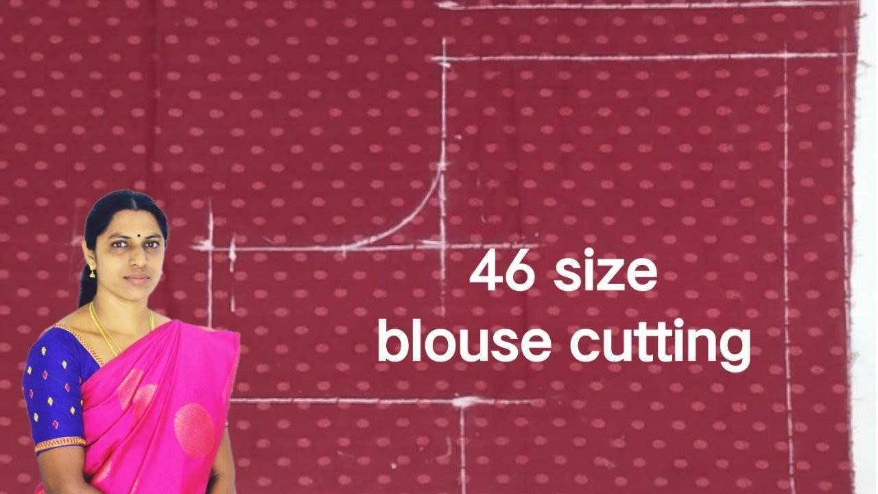 46 size Blouse cutting for beginners #simpleblousecutting ...