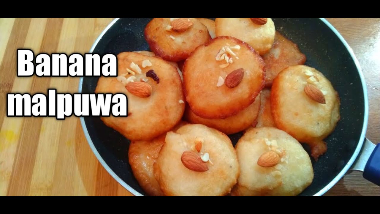 Banana malpuwa/ केले से बनाइए मालपुआ/ sweet puwa recipe/ How to make ...