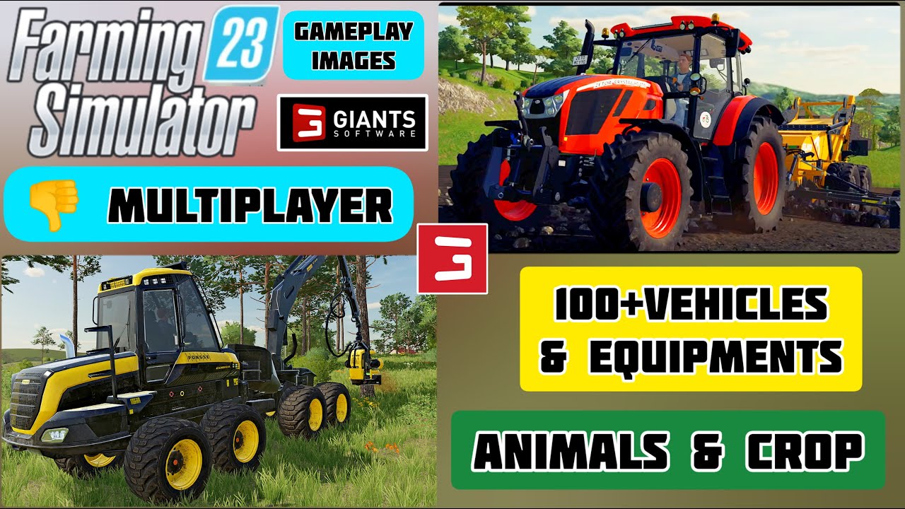 Farming Simulator 23 - Multiplayer, Vehicles & Equipments, Animals ...
