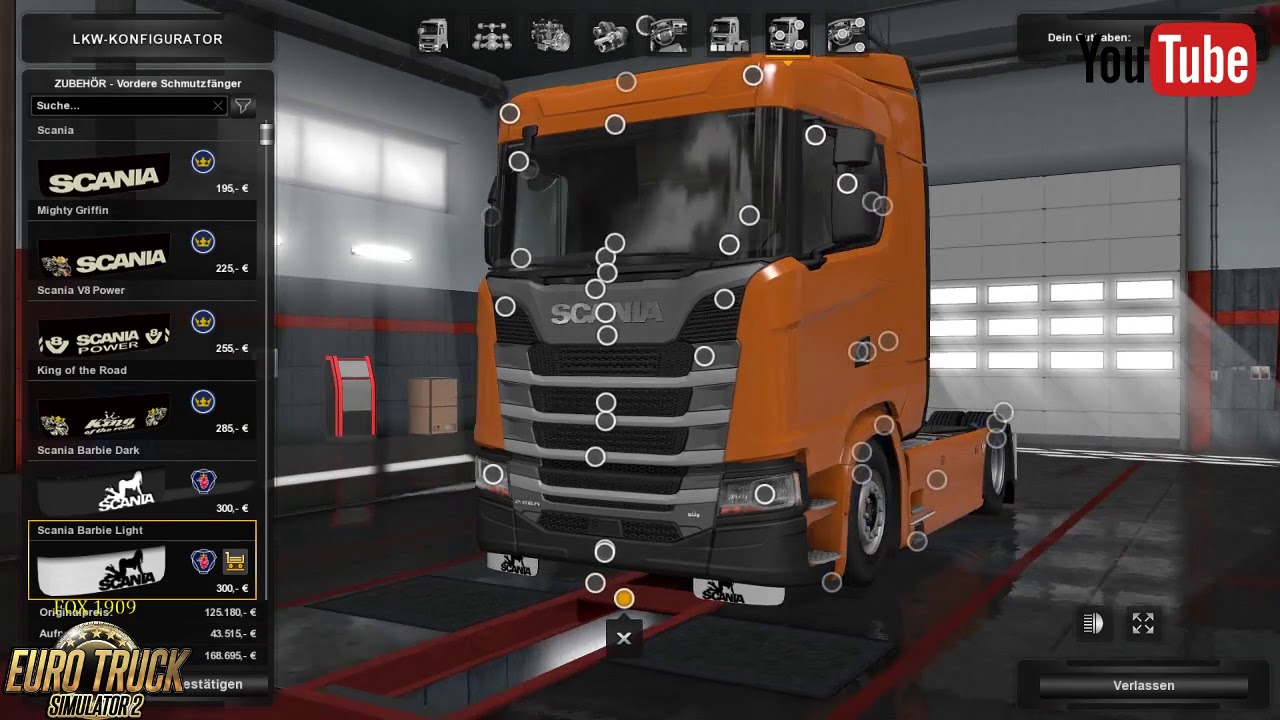 (ETS2 v 1.31) Scania Mudflap Pack v 1.4 by BlackBloodRum - YouTube