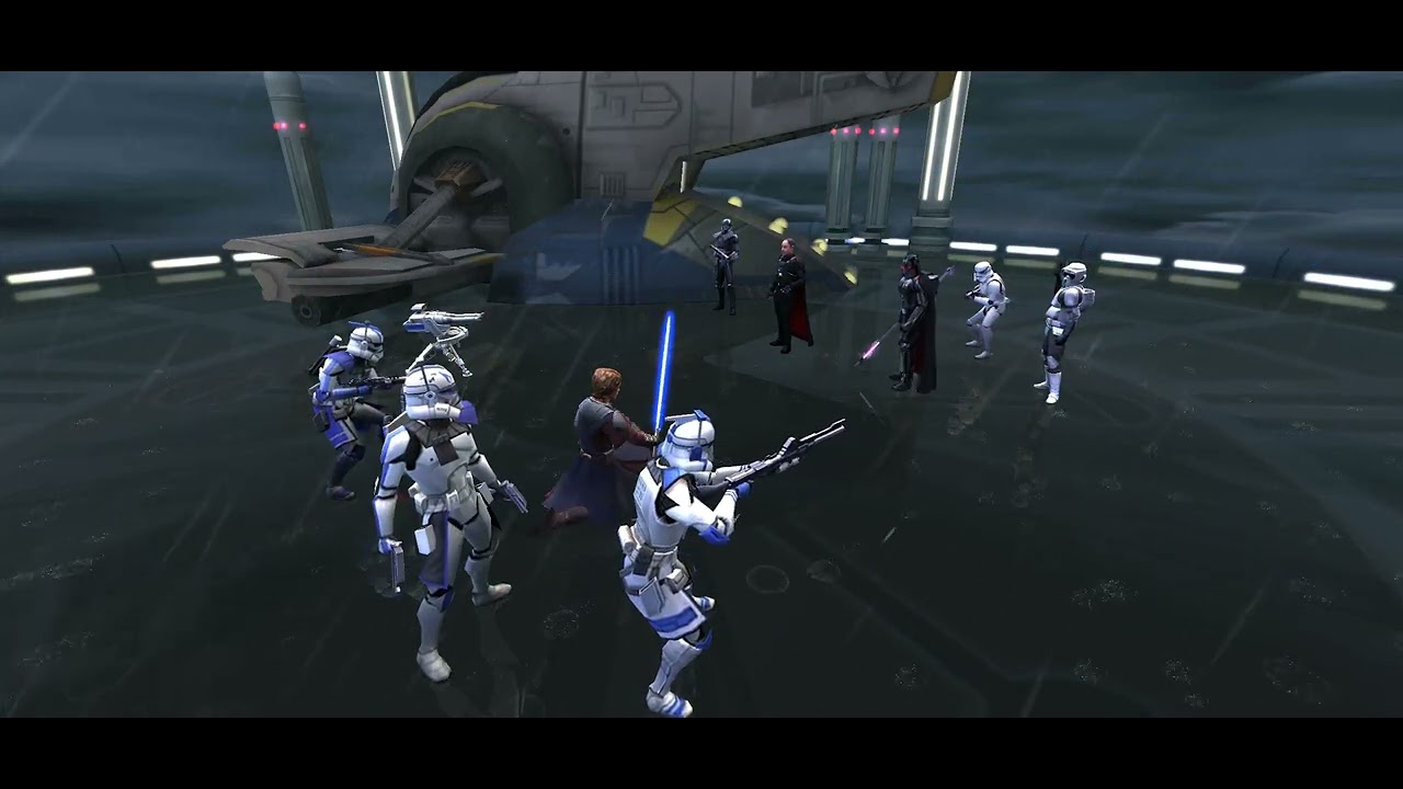 Swgoh tw gas 501 vs dtmg double omi - YouTube