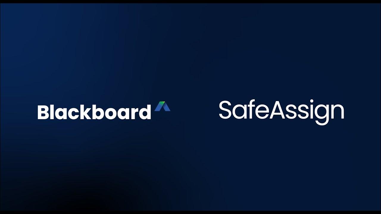 Blackboard Learn - SafeAssign - YouTube