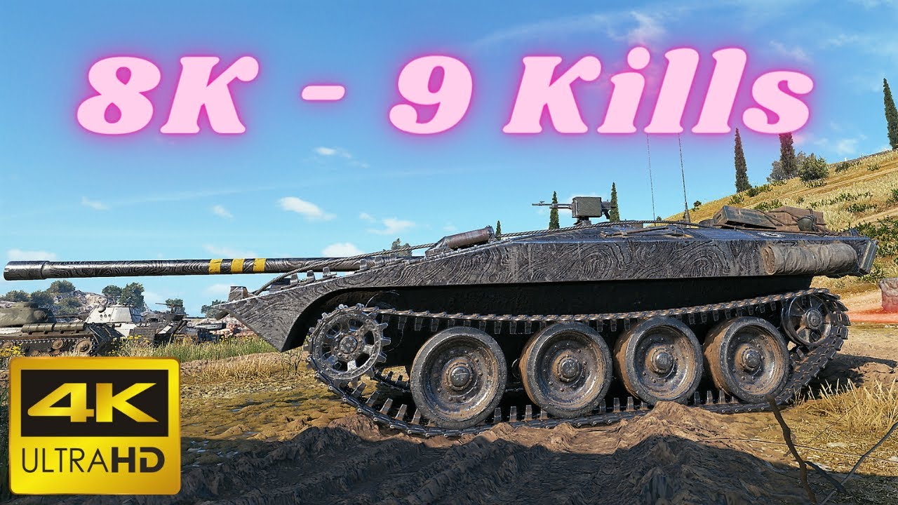 Strv S1 - 8K Damage 9 Kills World of Tanks Replays ,WOT tank games - YouTube