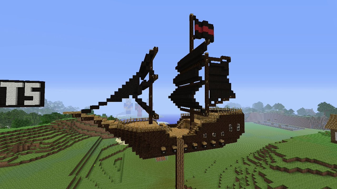 Minecraft - Pirate Ship ( My Main World House ) - YouTube