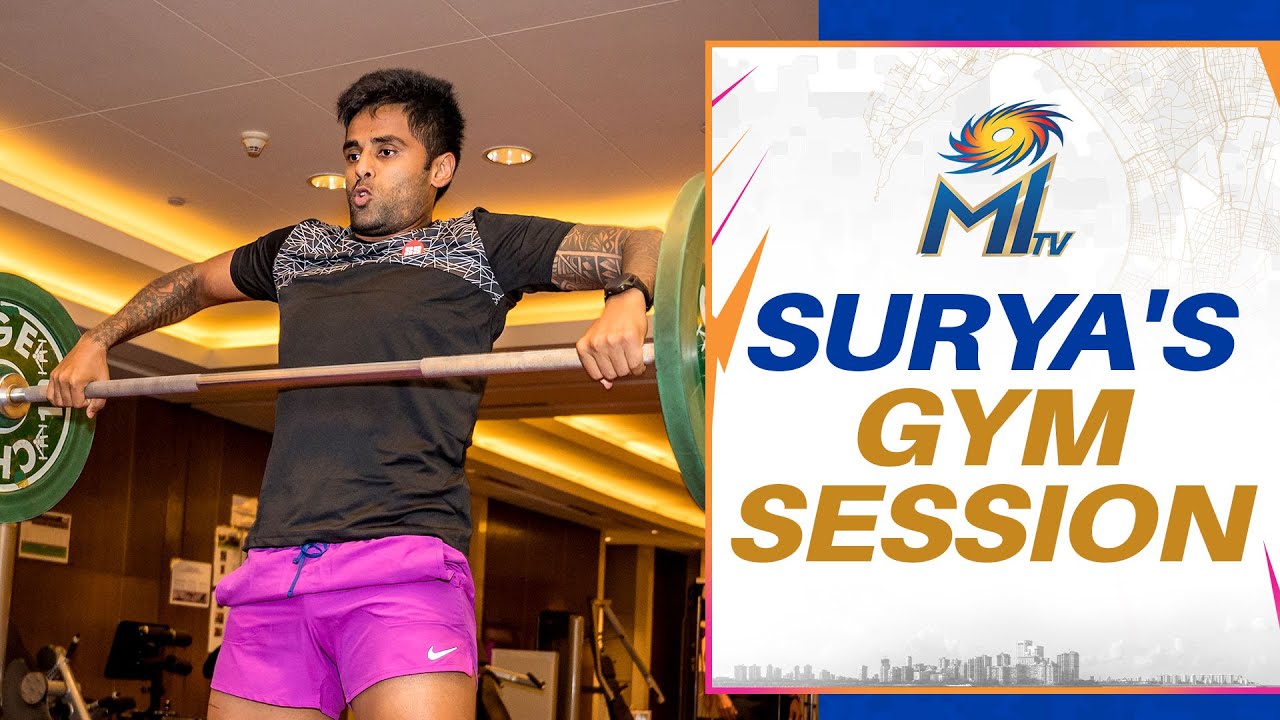 Surya's gym session | Mumbai Indians - YouTube