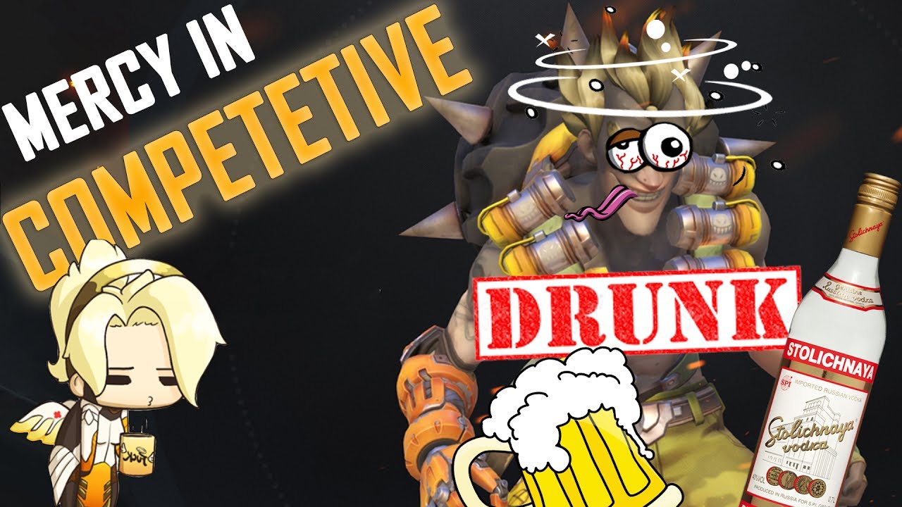 MERCY in COMP with DRUNKEST JUNKRAT, that also SOUNDS LIKE JUNKRAT ...