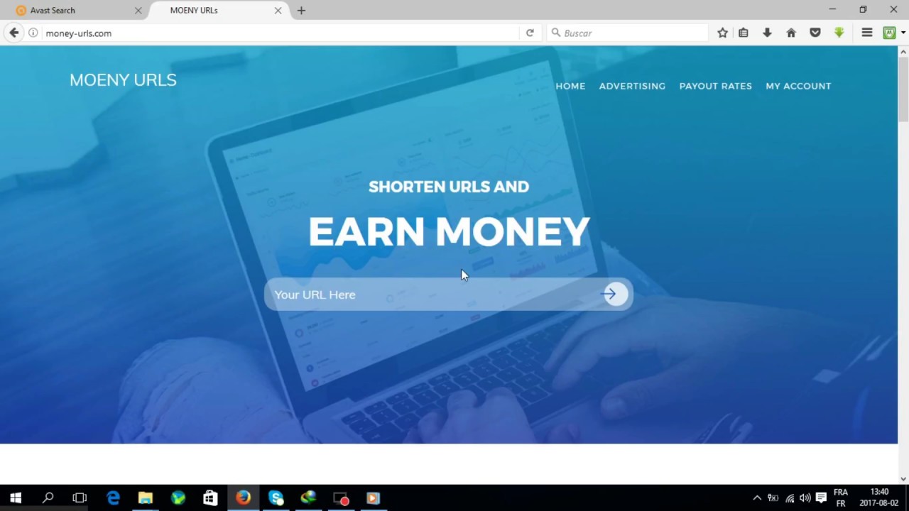 الربح من الانترنت افضل موقع اختصار الروابط /Money-urls - YouTube