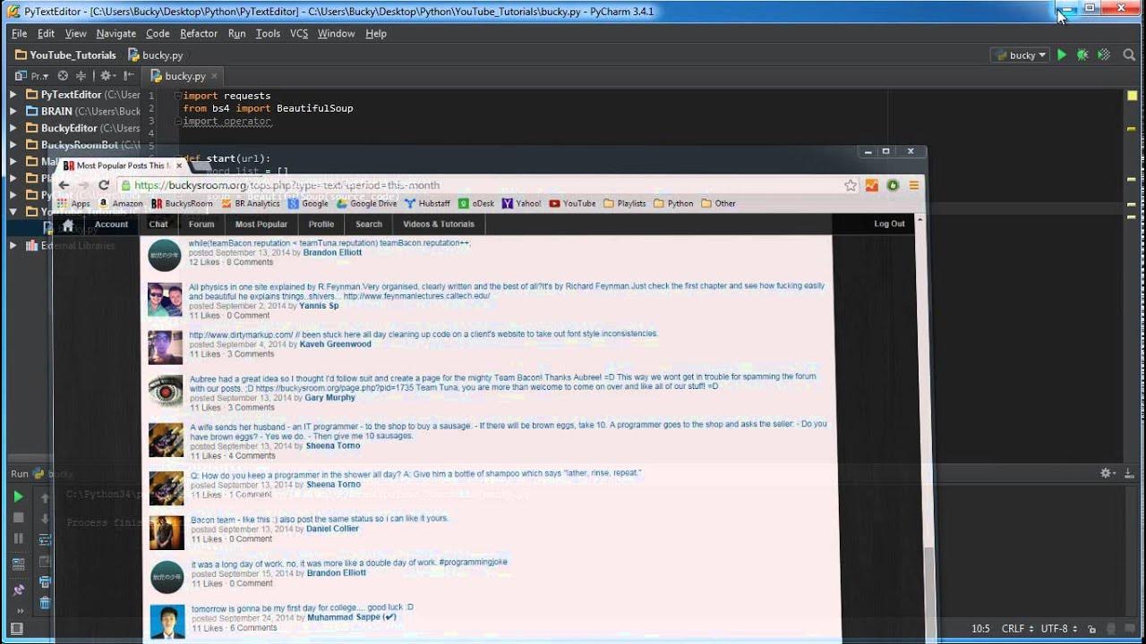 Python Programming Tutorial - 35 - Word Frequency Counter (1/3) - YouTube
