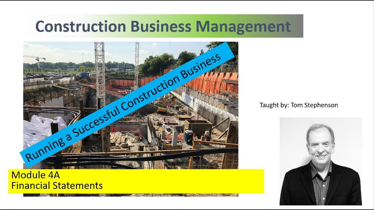 Construction Business Management, Understanding the Financials and How ...