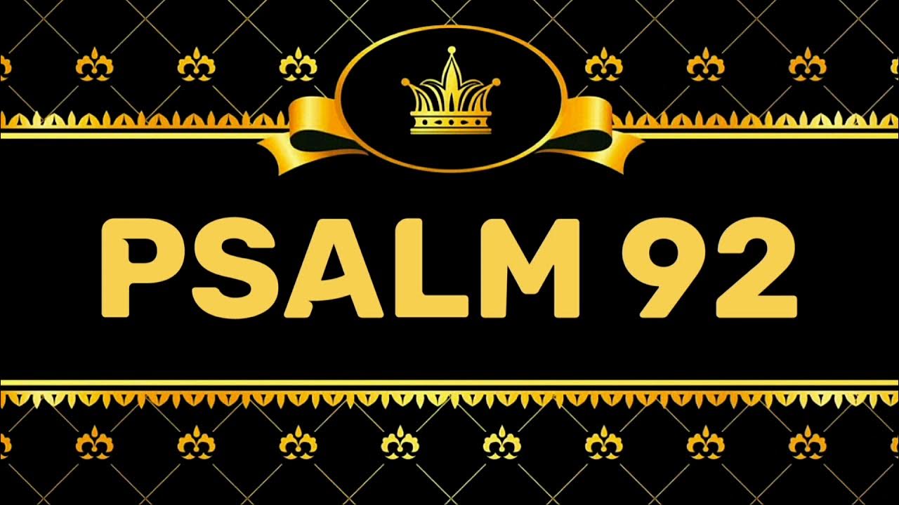 PSALM 92 NIV By Max McLean YouTube psalm-92-niv-by-max-mclean-youtube