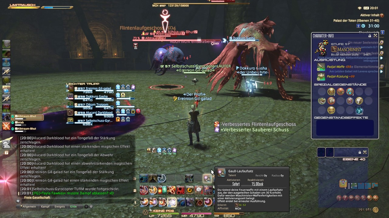 Final Fantasy XIV Palast der Toten Stufe 40 Ixtab - YouTube