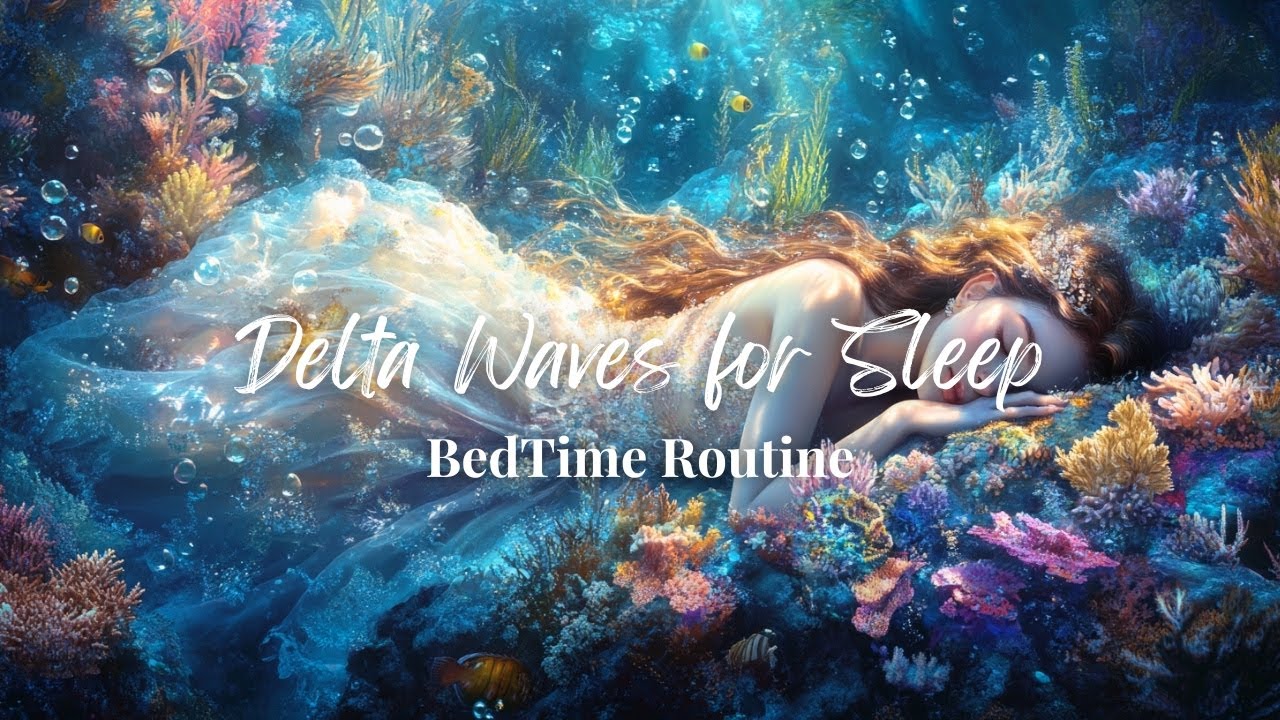 Deep Sleep Bedtime Routine | Delta Waves Sleep Music | Binaural Beats ...