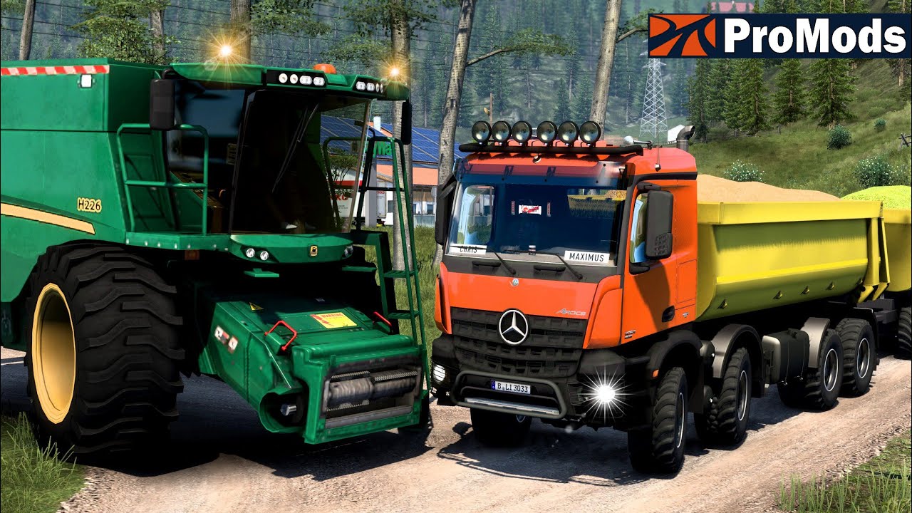 ETS2 Geheimstraße I Mercedes Benz Arocs AGRAR I ProMods [2231] EURO ...