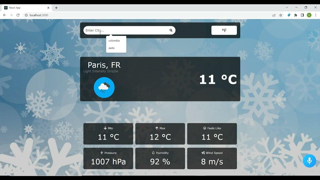 CS50 FINAL PROJECT 2022 - Voice controlled React WEATHER APP with Alan AI Voice Assistant - YouTube