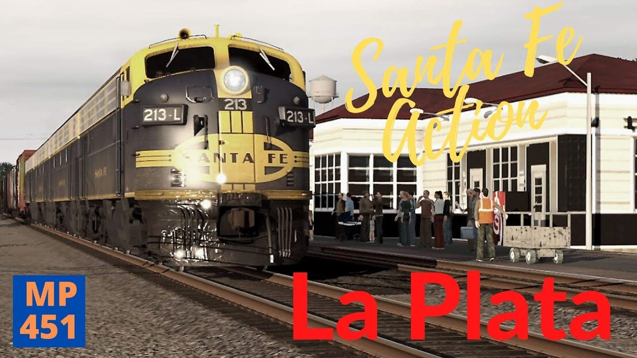 Trainz 2022 | Santa Fe Action at La Plata Depot. - YouTube