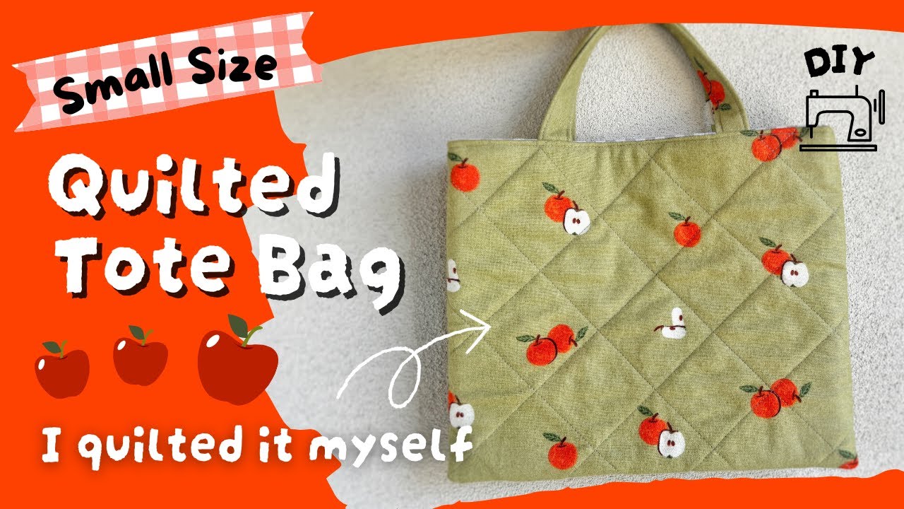 How I Made a Quilted Tote Bag | Step-by-Step Sewing Tutorial - YouTube