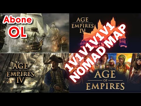 1v1v1v1v1 YETER ARTIK BANA DALMAYIN | Age of Empires 4 | TÜRKÇE | 2022