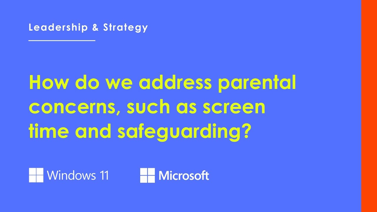 How Do We Address Parental Concerns, Such As Screen Time And ...