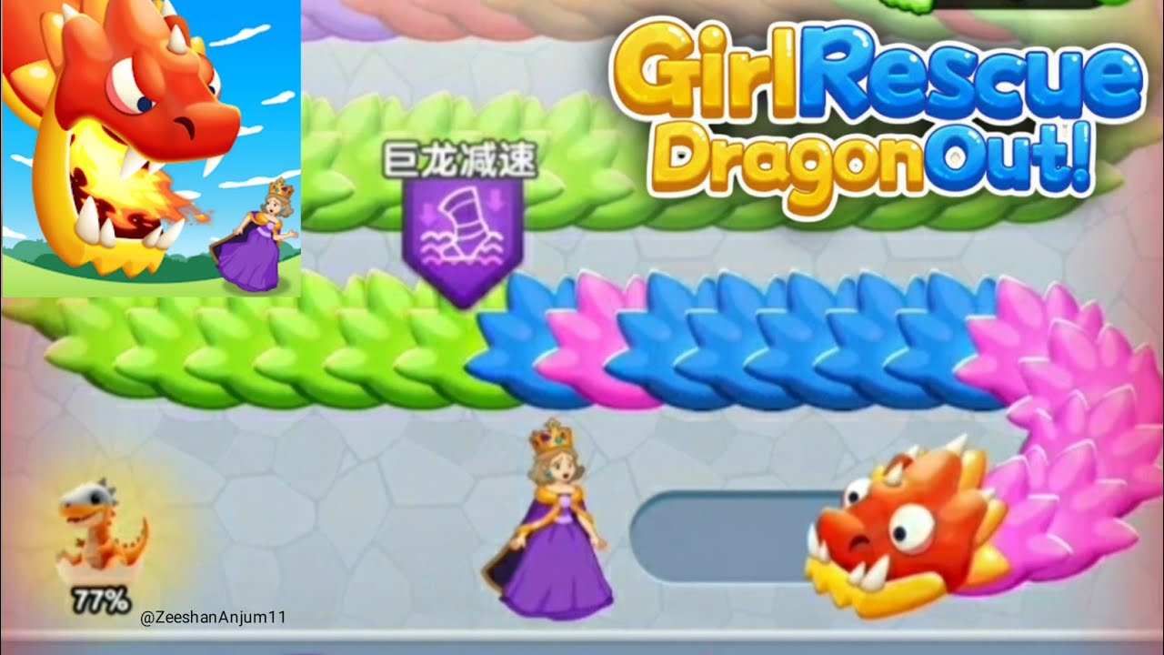 How to save a girl from dragon fire? Girl Rescue Dragon Out Game - YouTube