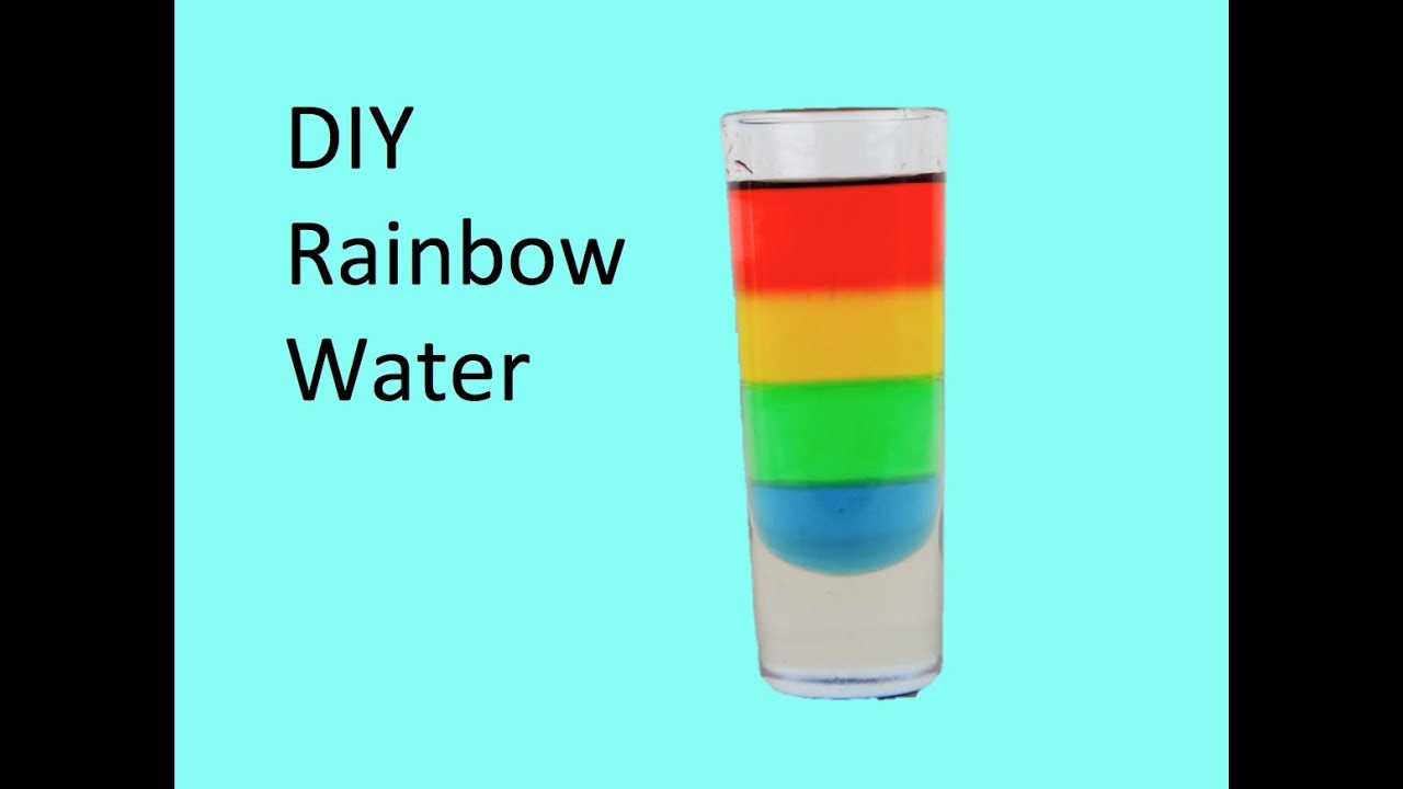 DIY Rainbow Water YouTube diy-rainbow-water-youtube