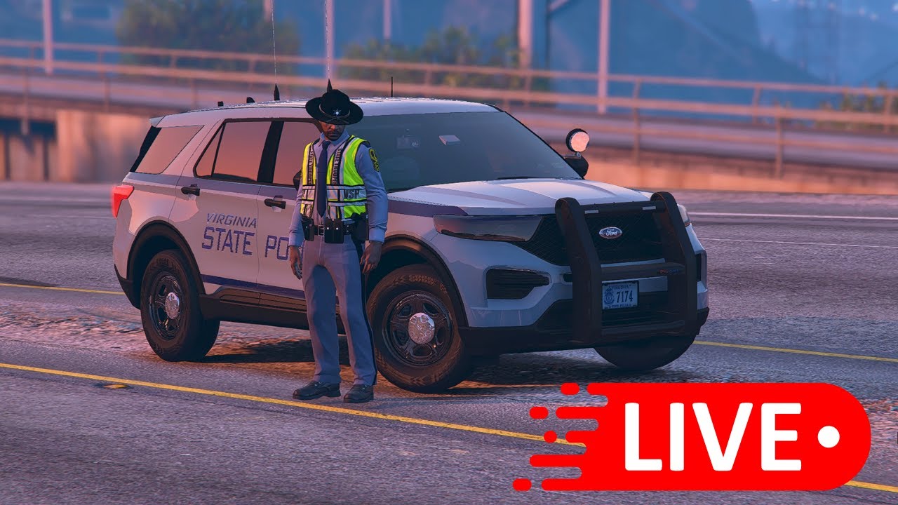 Playing GTA 5 as Virginia State Trooper | Virginia Highway Patrol ...