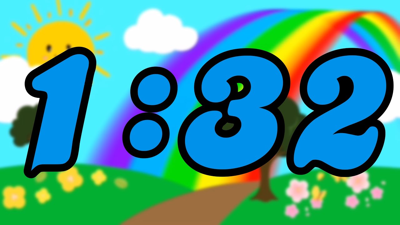 ⏰ Fun 1 Minute and 32 Second Countdown Timer for Kids – Learning & Play ...