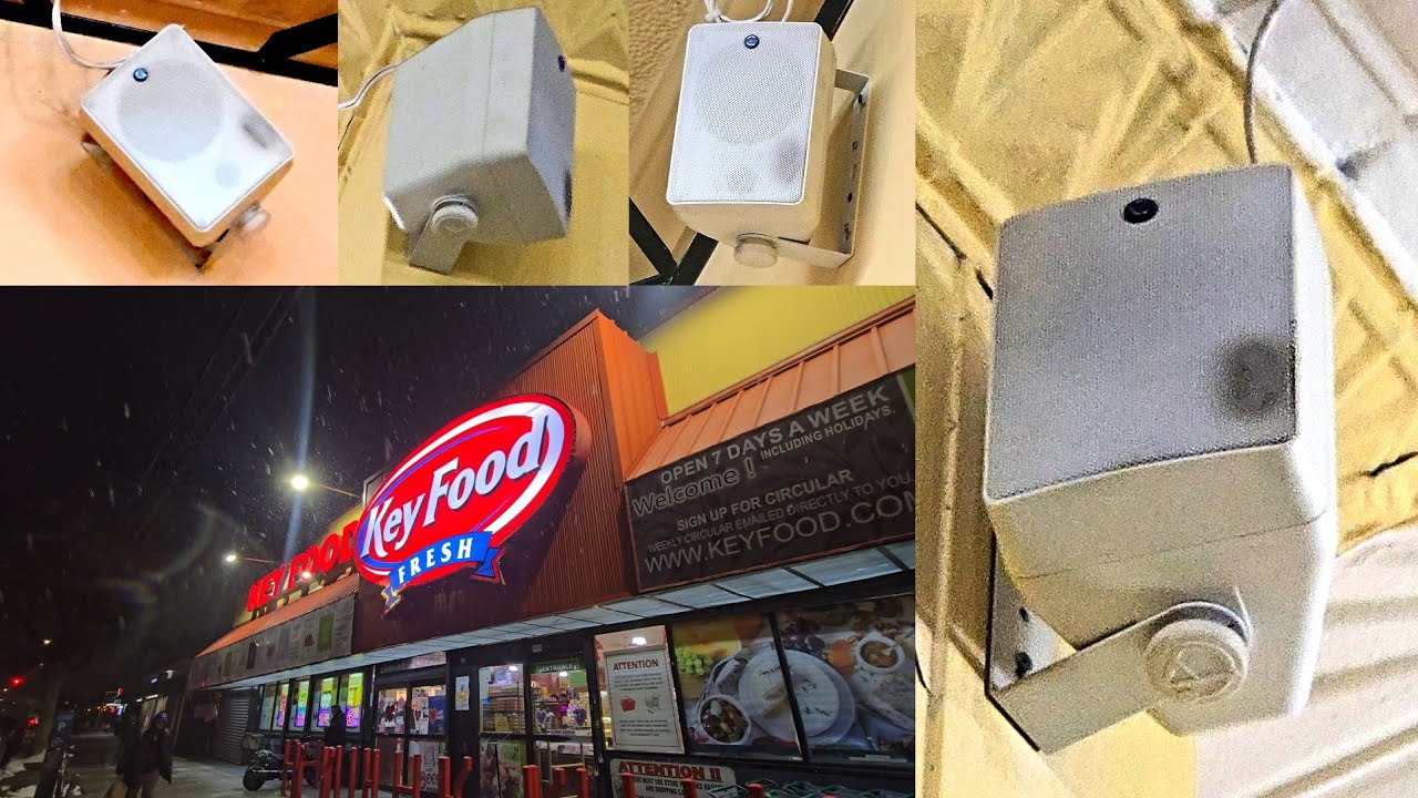 Intercom Speakers in Key Food 2 - YouTube
