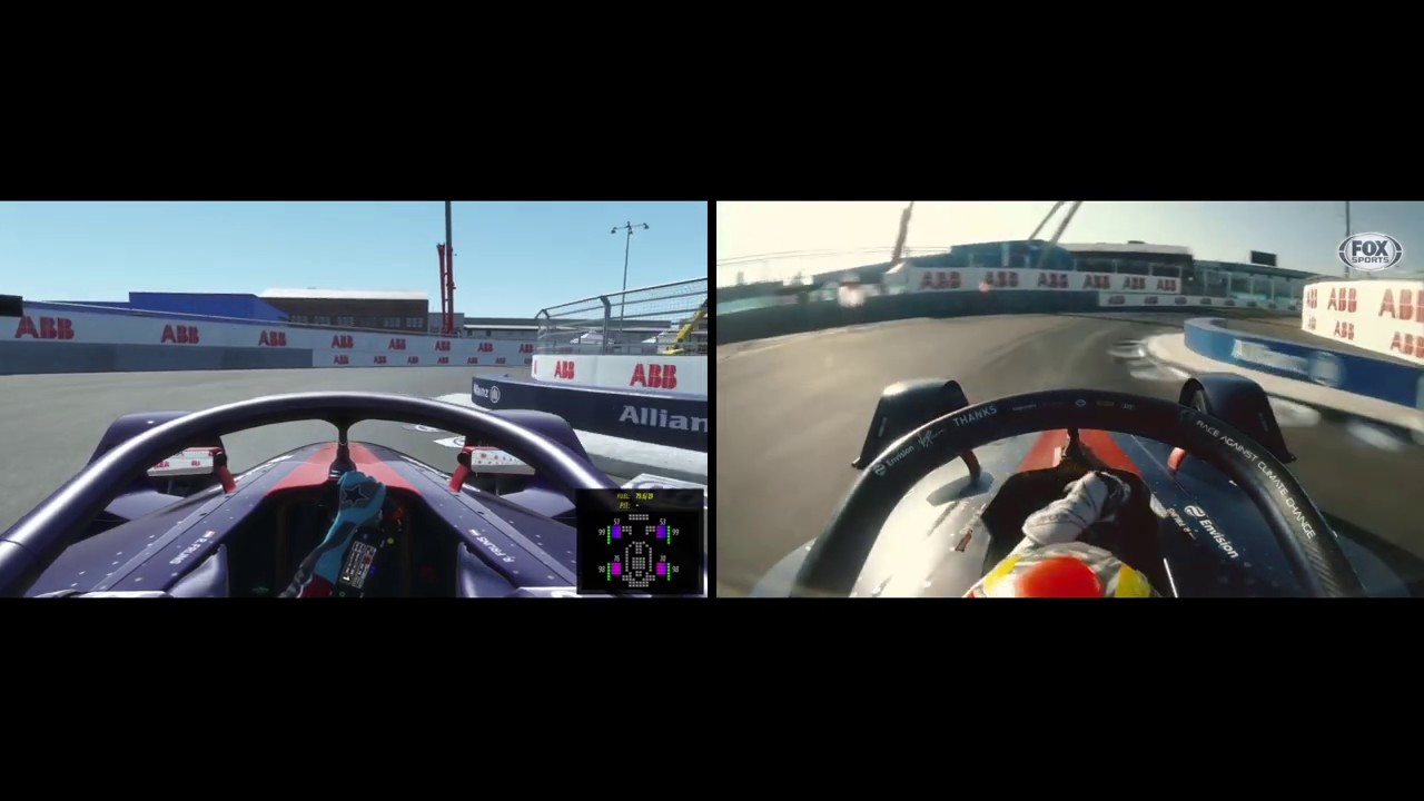 Formula E Comparison / Real Life vs Rfactor 2 @New York E-Prix - YouTube